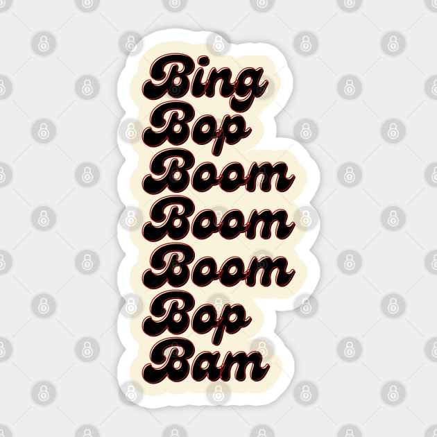 Kendrick Lamar - GNX - Bing Bop Boom - Kendrick Lamar - Sticker | TeePublic
