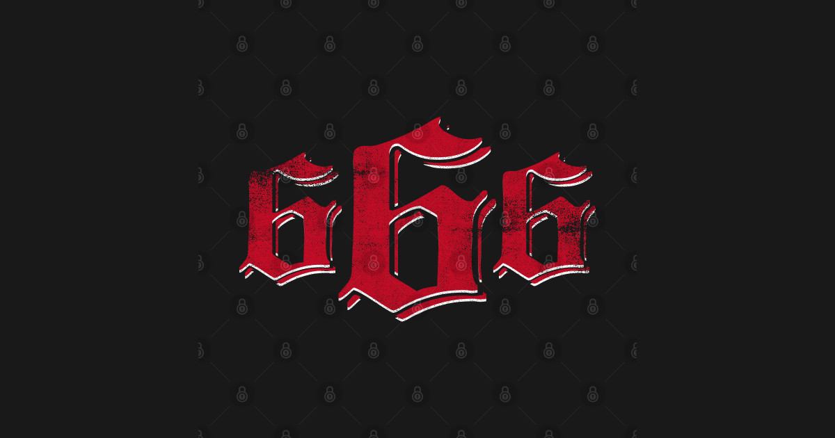 666 The Number of the Beast - 666 - Posters and Art Prints | TeePublic