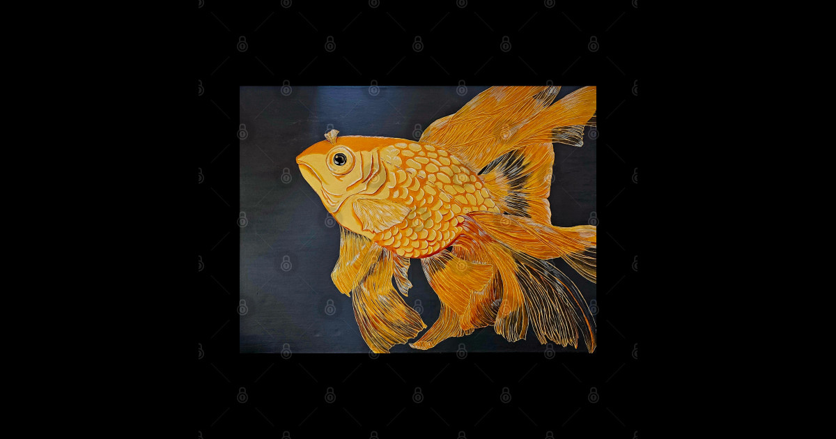 Fantail Goldfish - Goldfish - Sticker | TeePublic