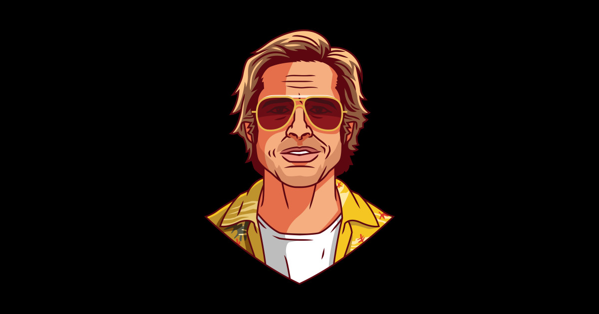 Brad Pitt - Brad Pitt - Sticker | TeePublic