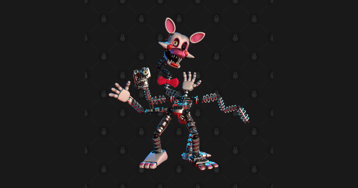 The Mangle Fnaf 3d Mangle T Shirt Teepublic