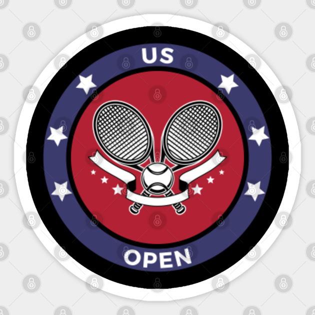 US Open Tennis Logo - Us Open Tennis - Sticker | TeePublic