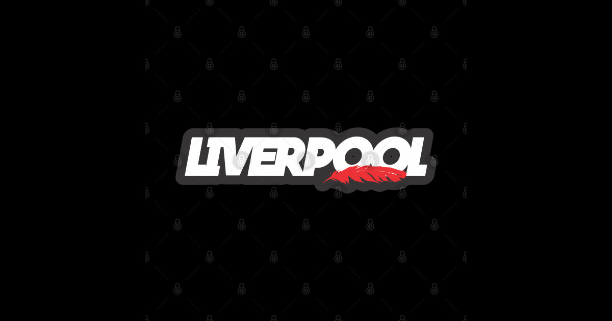 LIVERPOOL FEATHER - Liverbird - Sticker | TeePublic