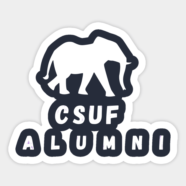 CSUF Alumni - Csuf - Sticker | TeePublic