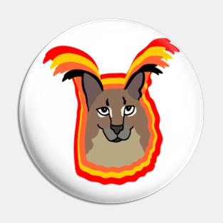 Big Floppa Cool Face Pins and Buttons for Sale | TeePublic