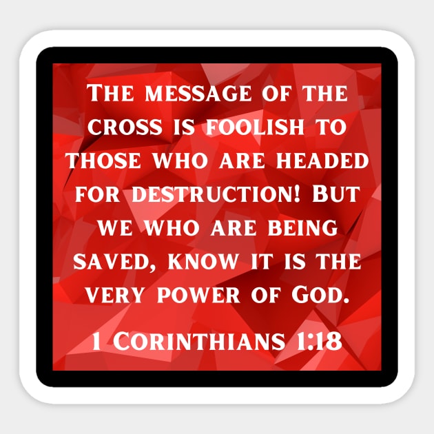 Bible Verse 1 Corinthians 1:18 | Christian - 1 Corinthians 1 18 ...