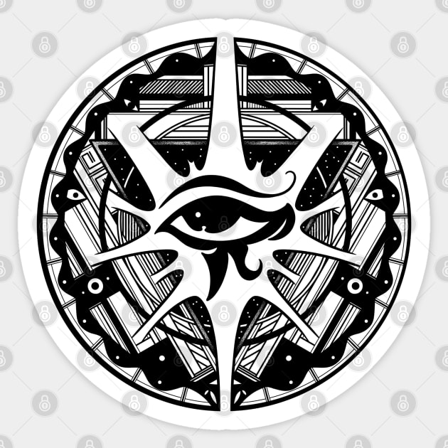 All Seeing Eye Logo - All Seeing Eye - Sticker | TeePublic