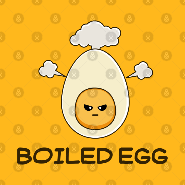 Boiled Egg - Egg - T-Shirt | TeePublic