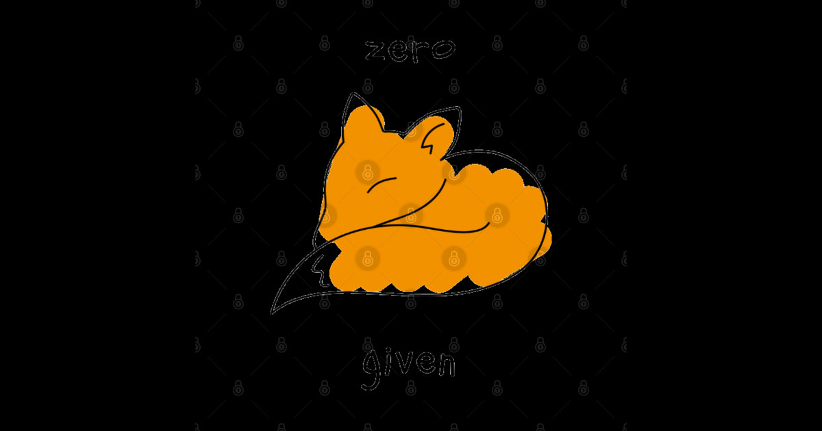 Zero Fox Given - Fox - Sticker | TeePublic
