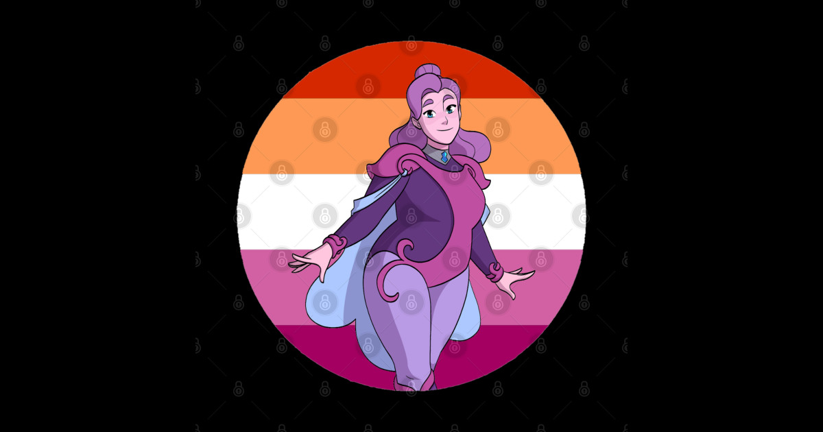 Spinnerella She-Ra Lesbian Flag SPOP - Shera - Sticker | TeePublic