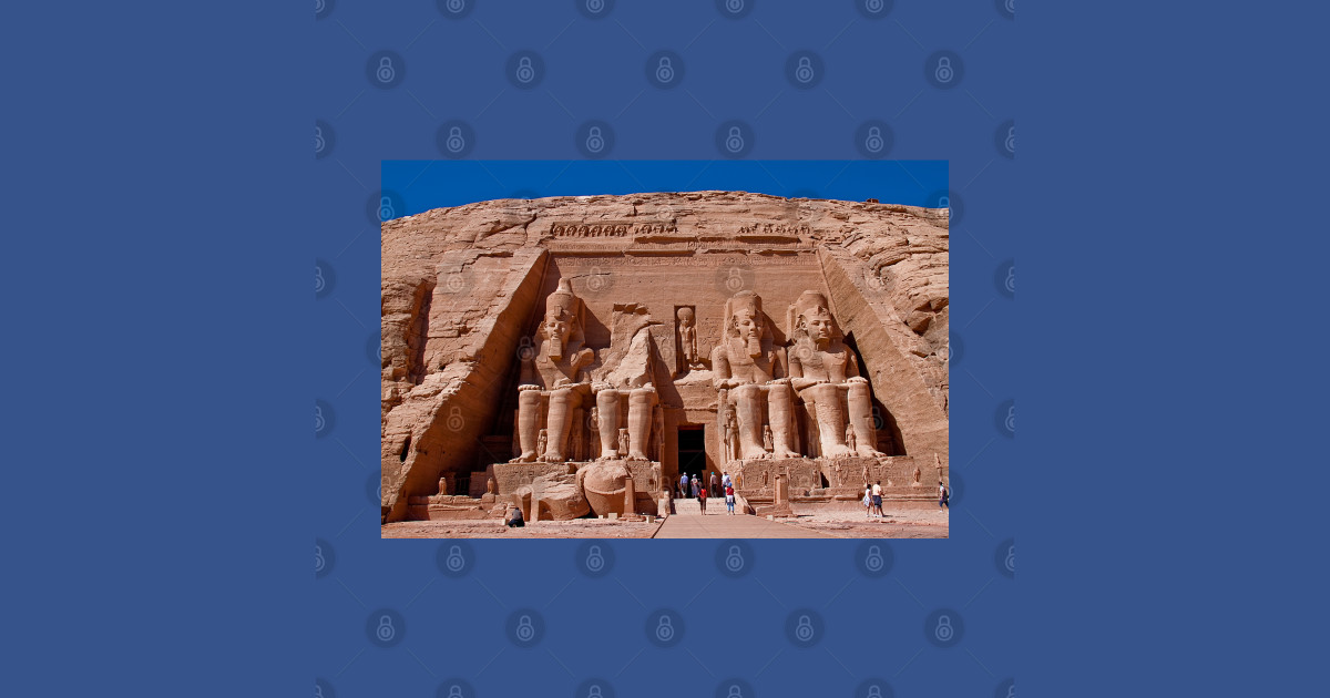 Egypt. Abu Simbel. - Egypt - T-Shirt | TeePublic