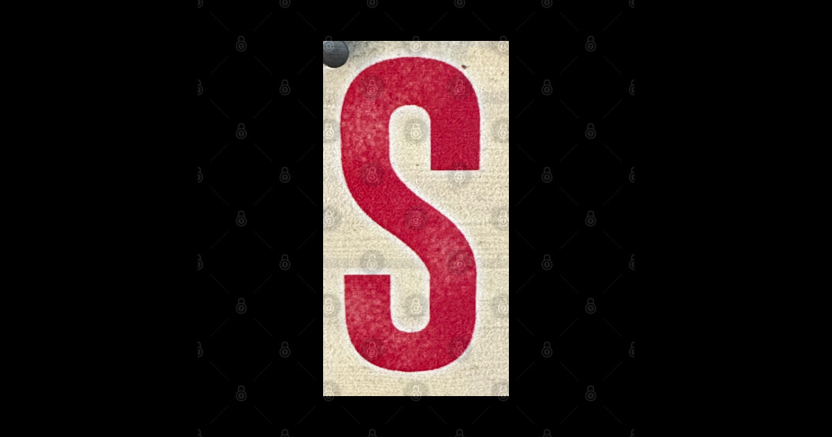Letter S Metal Sign - Letter S - Sticker | TeePublic