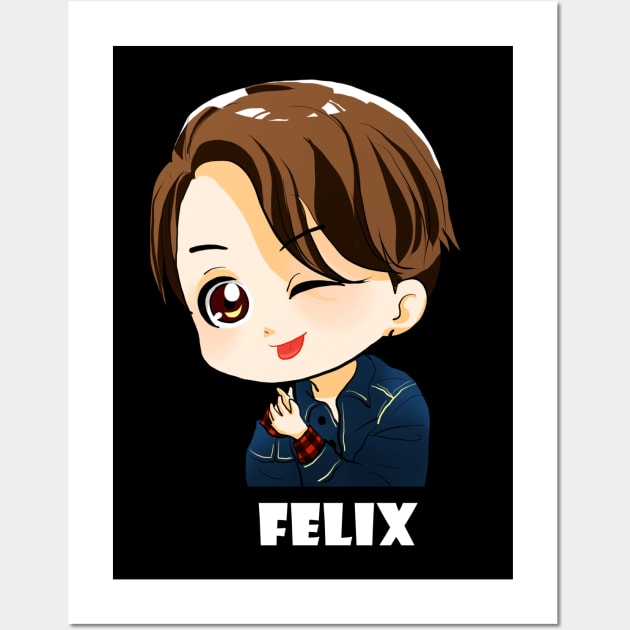 STRAY KIDS FELIX CHIBI - Stray Kids Kpop - Posters and Art Prints ...