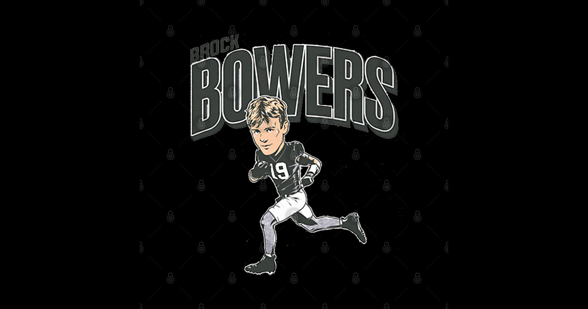 Brock Bowers Caricature - Brock Bowers - Sticker | TeePublic