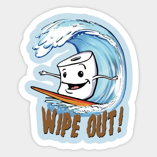Wipeout! - Summer 2025 - Toiley - Sticker | TeePublic