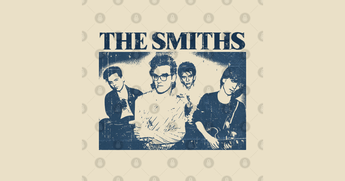 The Smiths - Blue Vintage Color - The Smiths - T-Shirt | TeePublic