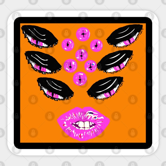 Demon Inside - Tropical - Demon - Sticker | TeePublic