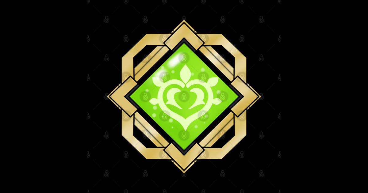 Liyue Dendro Vision - Genshin Impact Game - Posters and Art Prints ...