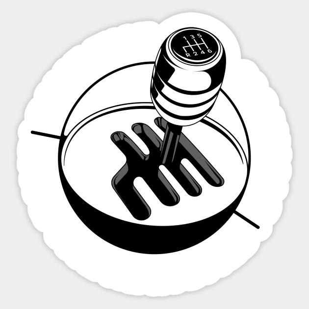 Save the manual transmission - Save The Manuals - Sticker | TeePublic