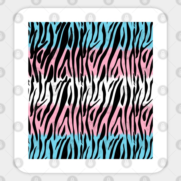Transgender Flag, Black Tiger stripes pattern - Transgender Flag Tiger ...