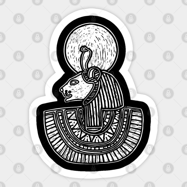 Ancient Egyptian Lion Goddess Sekhmet - Sekhmet - Sticker | TeePublic
