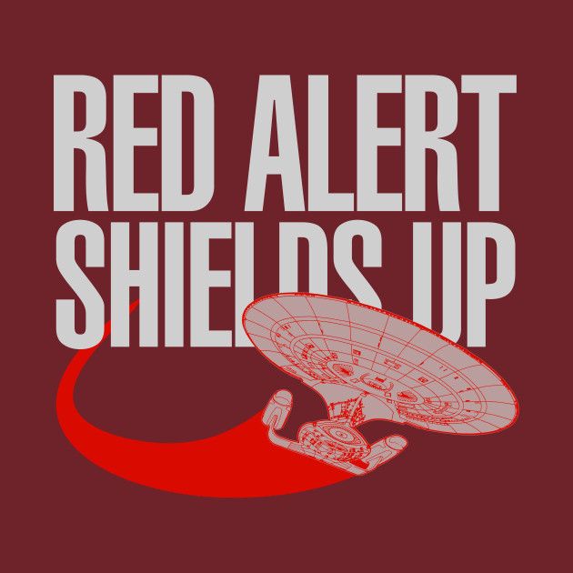 TNG Red Alert - Star Trek - T-Shirt | TeePublic