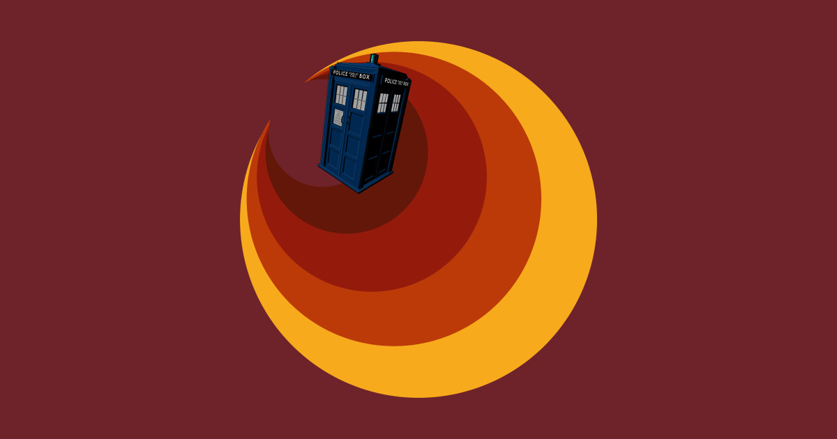 Tardis Retro Time Warp - Doctor Who - T-Shirt | TeePublic