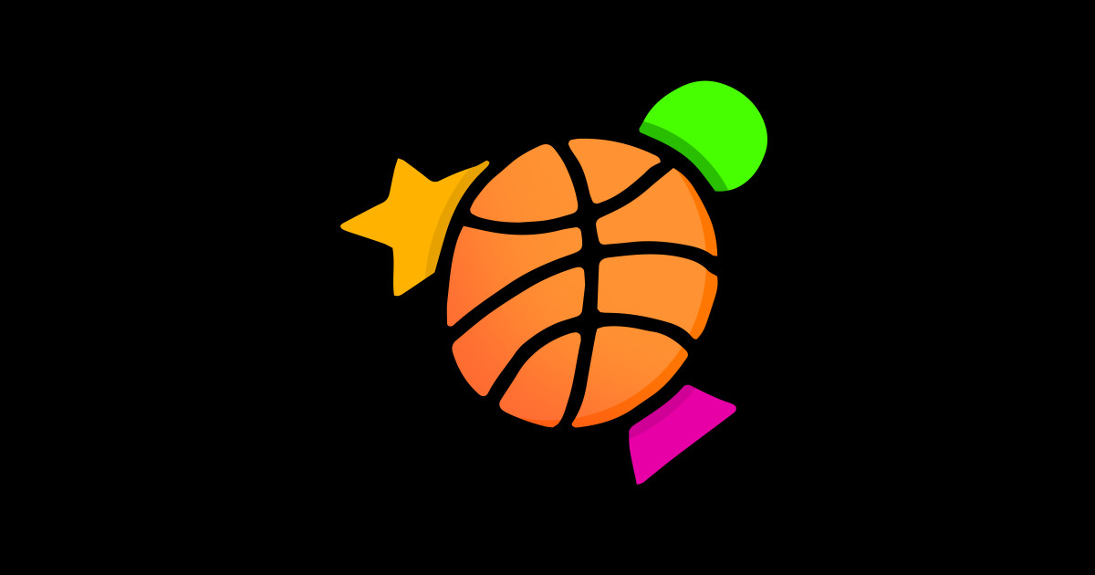 Basketball Doodle Art Sticker - Basketball - Sticker | TeePublic