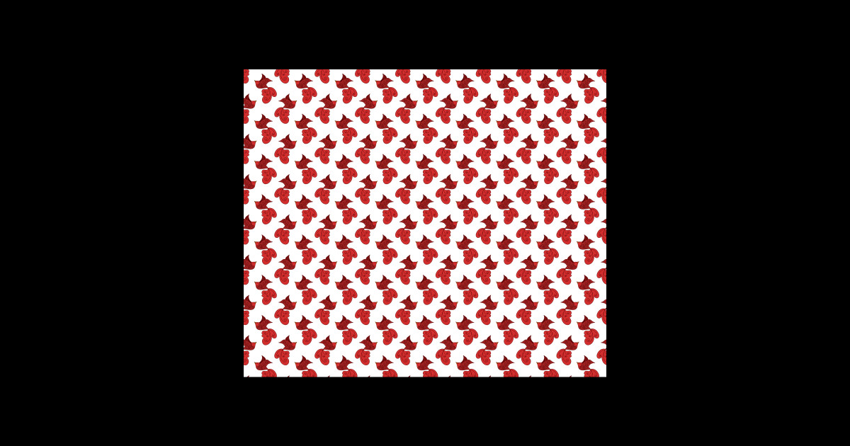 Red Bird Pattern - Bird - Sticker | TeePublic