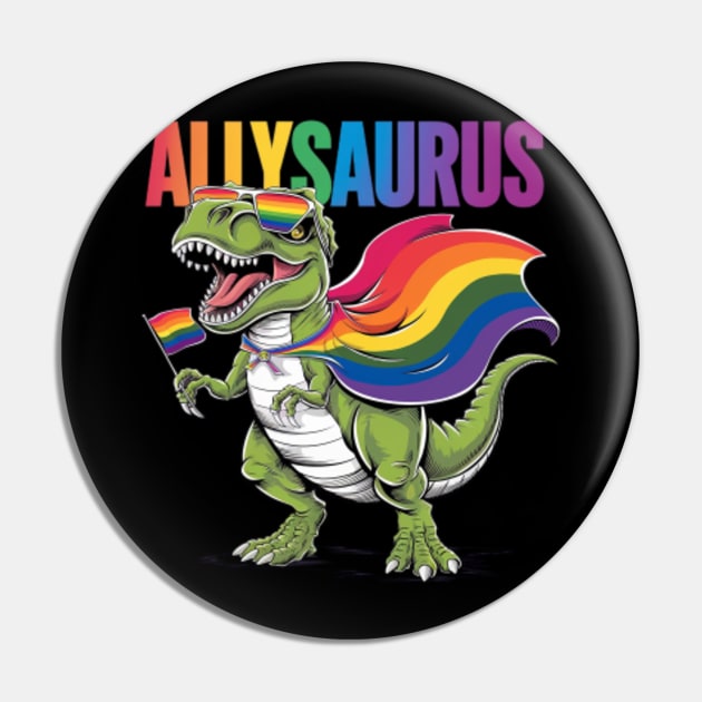 Dinosaur T Rex Lgbt Flag Gay LGBT Pride Allysaurus LGBT - Dinosaur T ...