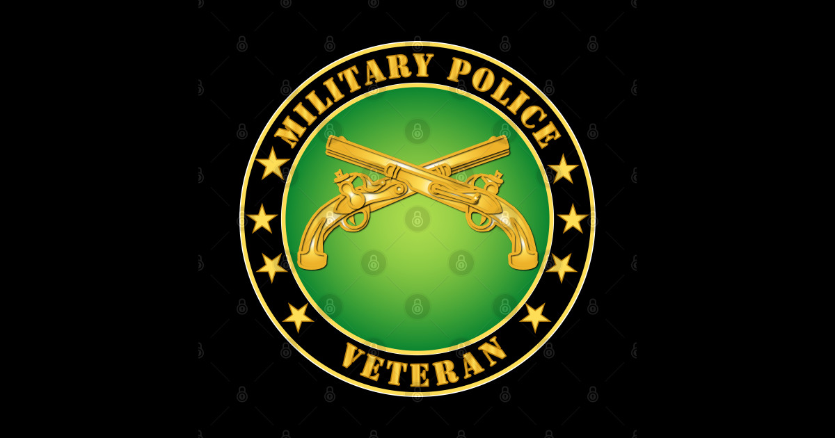 Military Police Veteran - Military Police Veteran - Sticker | TeePublic