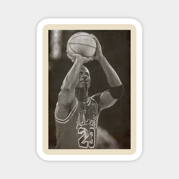 Michael Jordan vintage - Jordan - Magnet | TeePublic