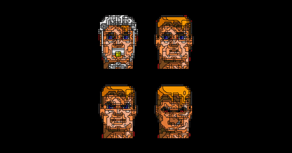 DOOM Difficulty Selection Original Artwork - Doom - Sticker | TeePublic