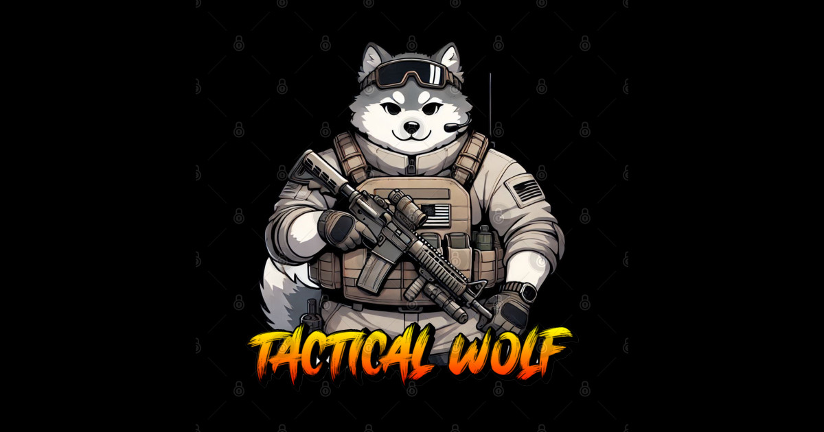 Tactical Wolf - Tactical - Sticker | TeePublic