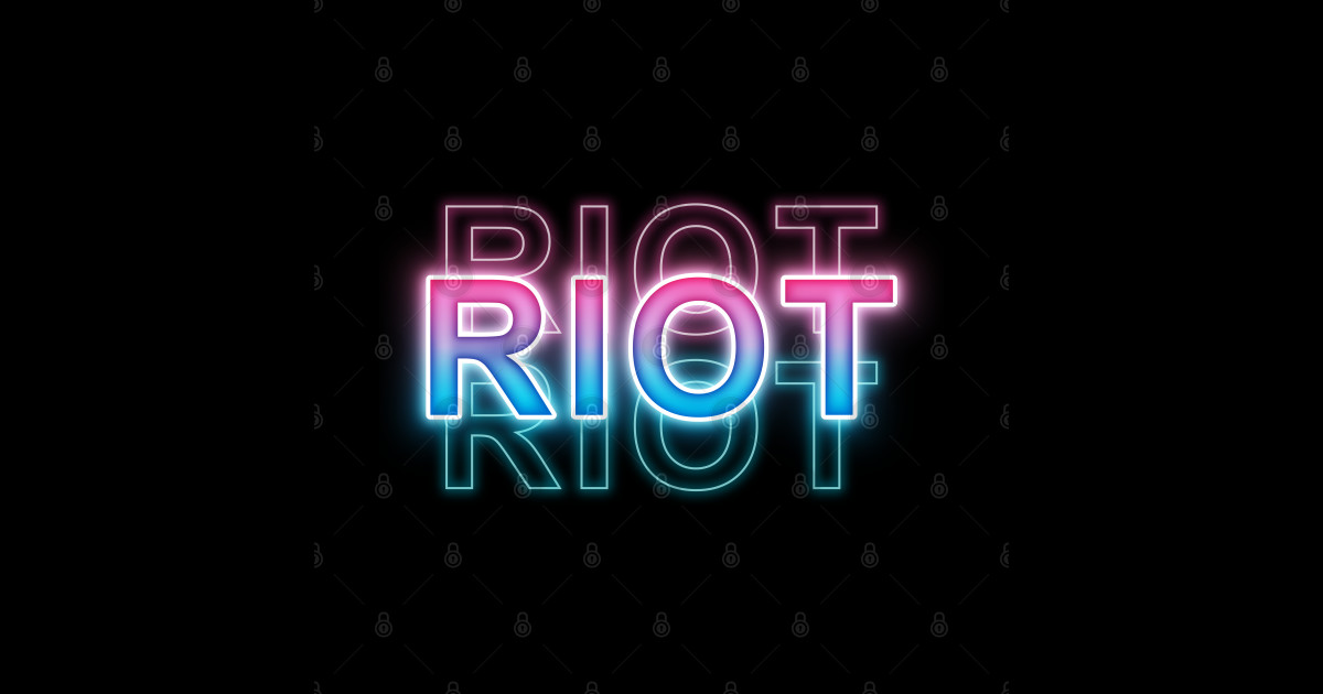 RIOT - Riot - Sticker | TeePublic