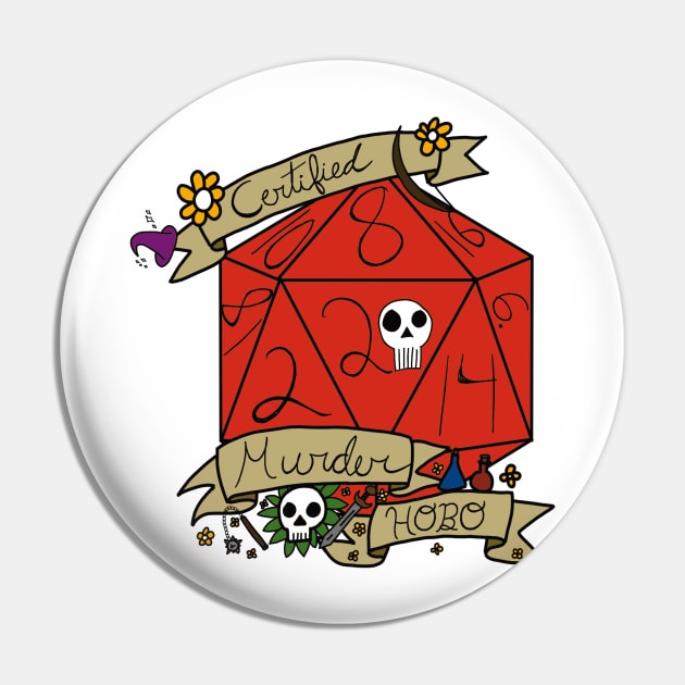 "Certified Murder Hobo" DnD Meme Dungeons and Dragons Pathfinder Table ...