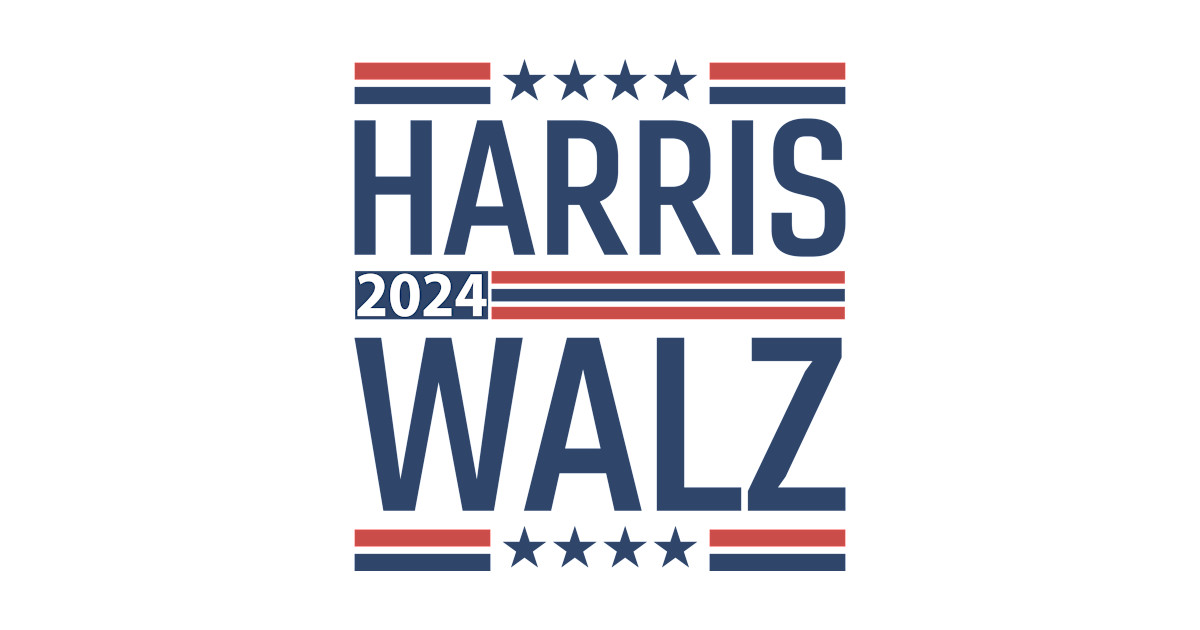 Harris Walz 2024 President - Harris Walz Harris Walz - T-Shirt | TeePublic