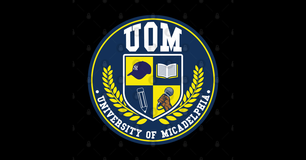 UOM SCHOOL CREST - Blue Baby Designs - Sticker | TeePublic