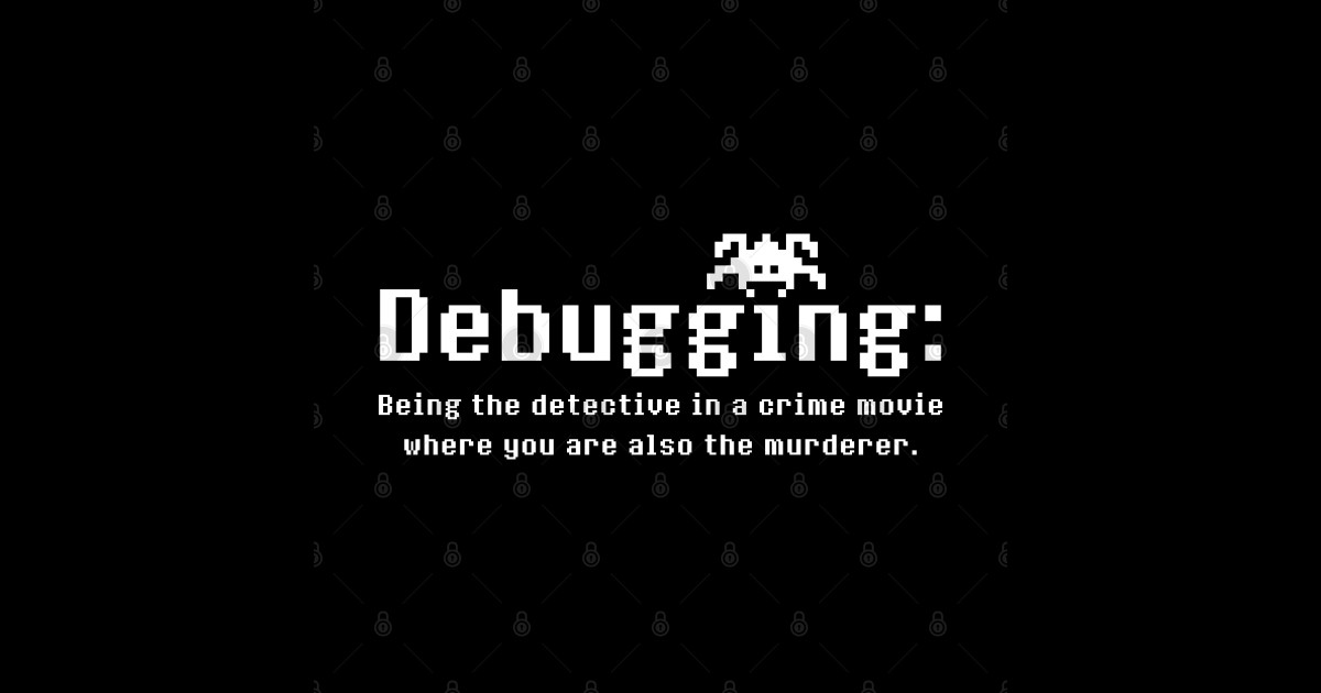 Debugging Definition [White] - Debugging - Pillow | TeePublic