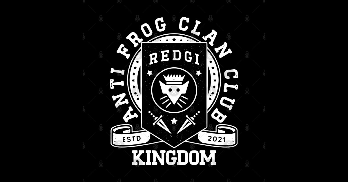 Anti Frog Clan Club Emblem - Tails Of Iron - Sticker | TeePublic