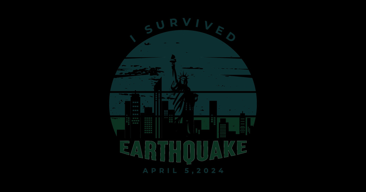 I Survived the NYC Earthquake - New York - Sticker | TeePublic
