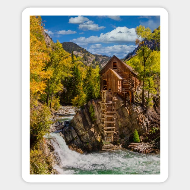 The Crystal Mill - Abandoned - Sticker | TeePublic