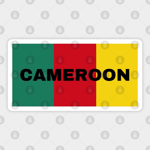 Cameroon Flag Colors - Flag Of Cameroon - Sticker | TeePublic