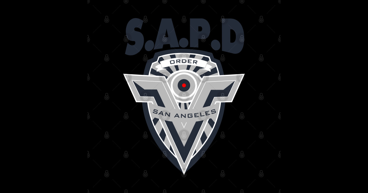 San Angeles SAPD - Demolition Man - Sticker | TeePublic