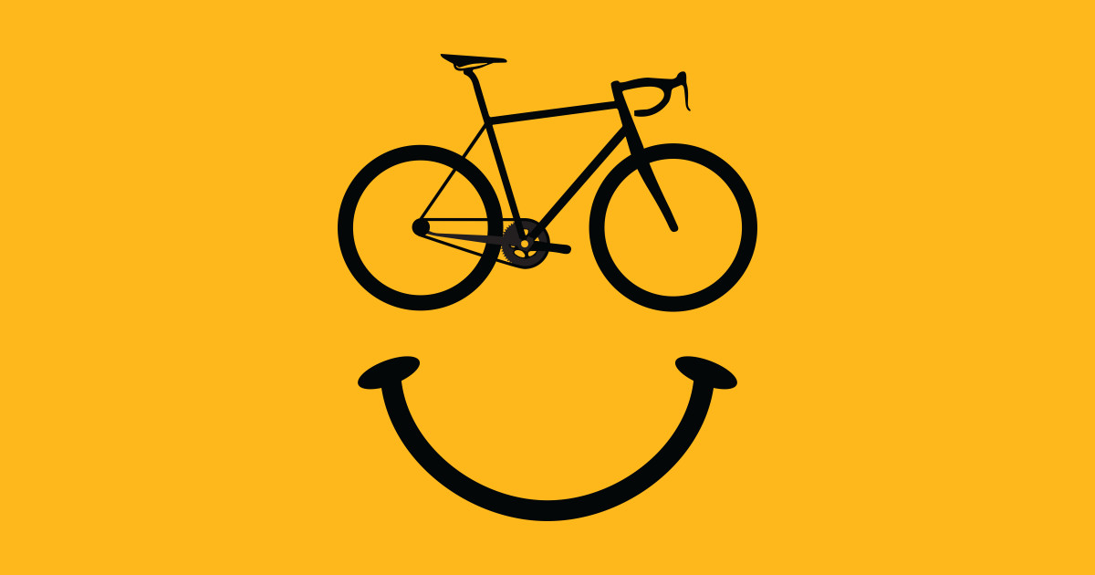 Bicycle Smiley Face - Ride - Tapestry | TeePublic