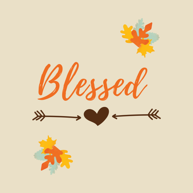Blessed Fall Autumn Design - Blessed Fall Funny Thanksgiving - T-Shirt ...
