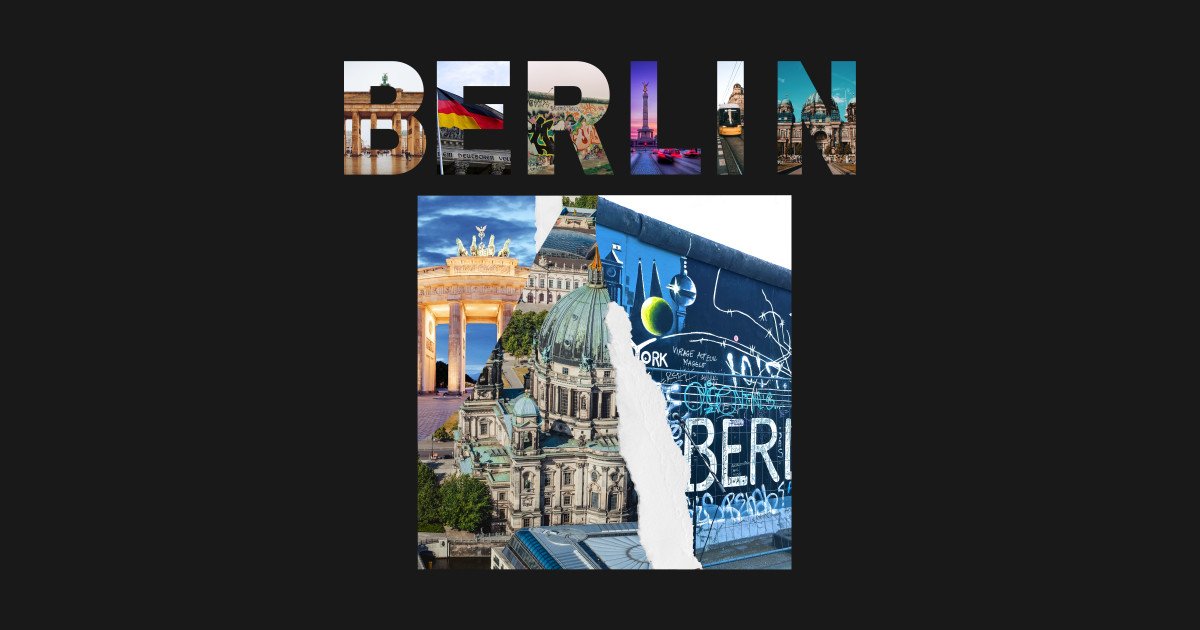 Berlin Sensation - Berlin Skyline - T-Shirt | TeePublic