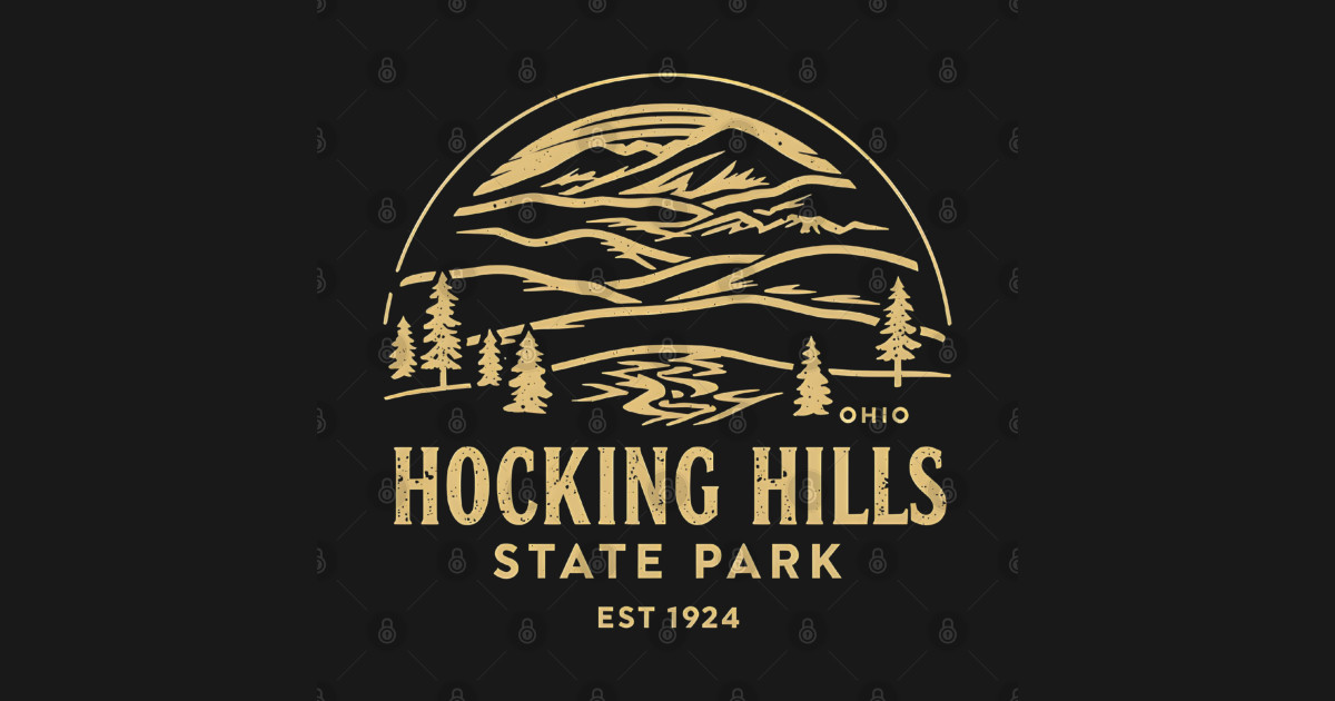 Hocking Hills State Park - Ohio - Hocking Hills State Park - T-Shirt ...