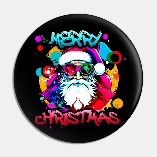 Cool Santa Claus Swag - Merry Christmas - Winter Graphic Graffiti Art ...
