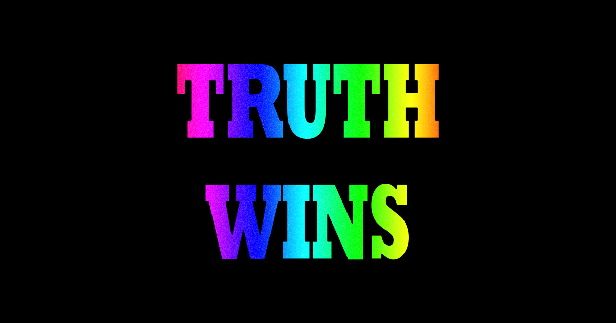 Truth wins - multicolor - Truth Wins - Sticker | TeePublic